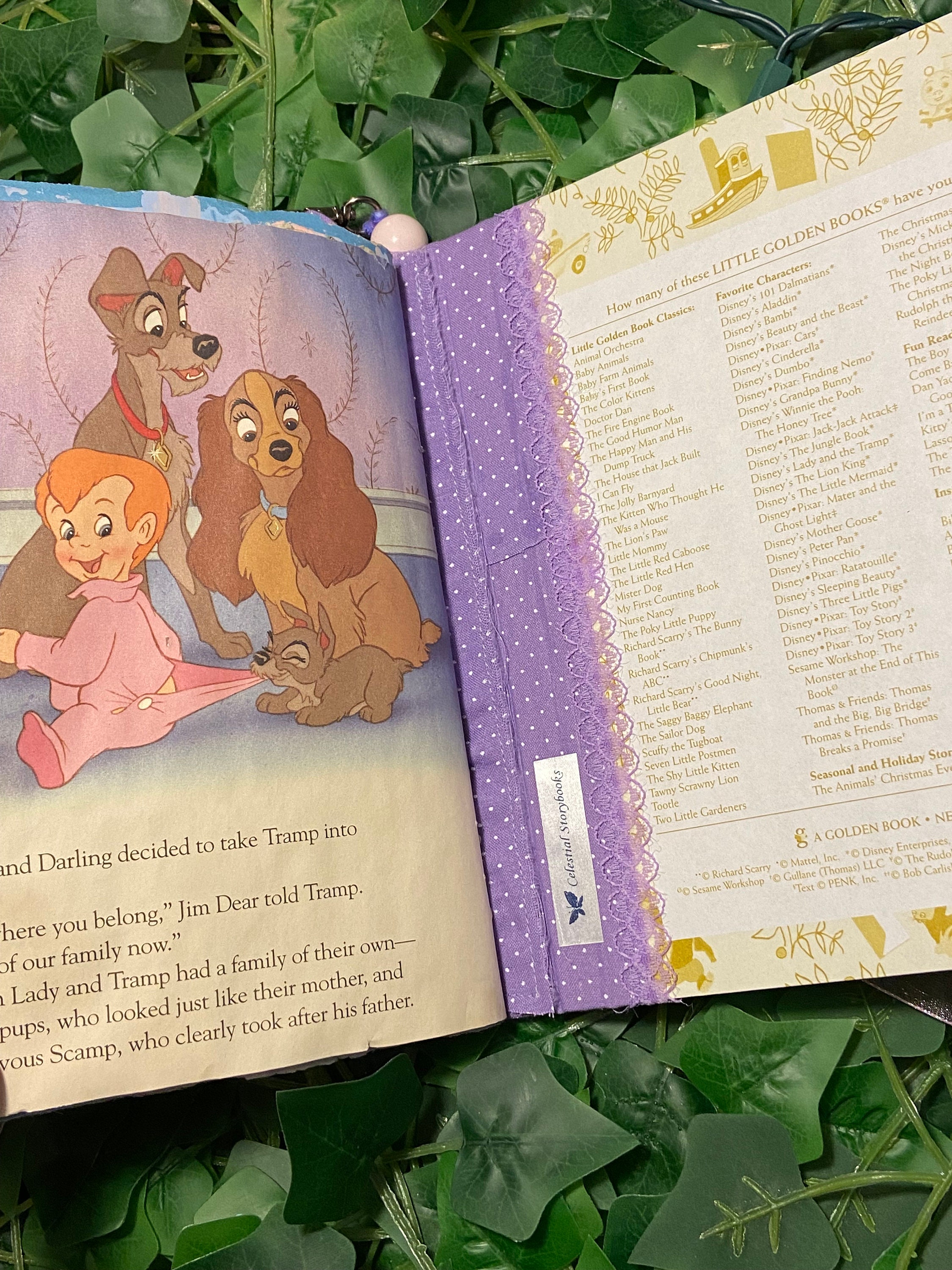 Vintage Look Lady and the Tramp Little Golden Book Junk Journal ...