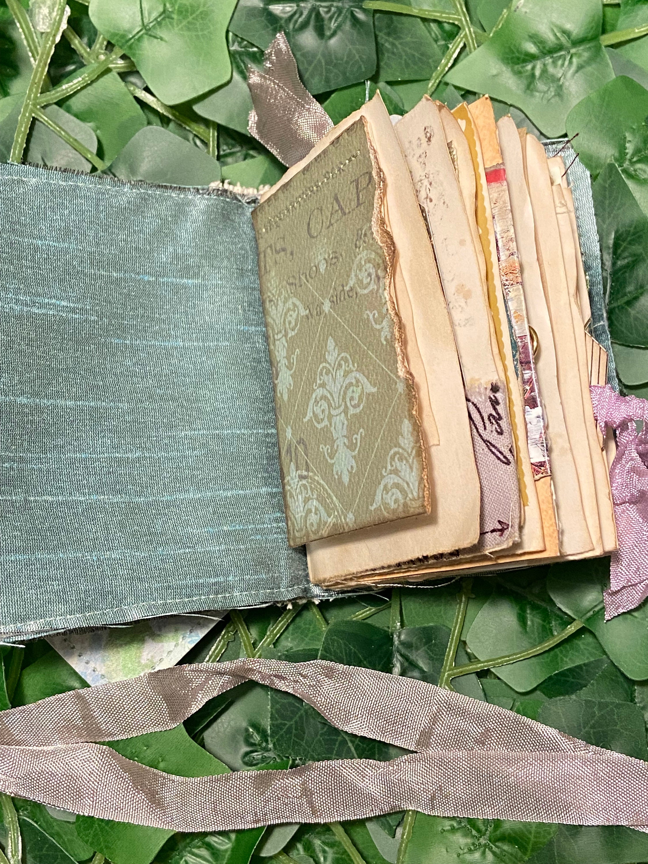 Princess Frog Inspired Micro Mini Junk Journal, Tiny Frog Prince ...