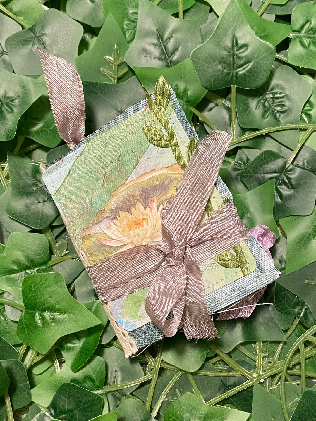 Princess Frog Inspired Micro Mini Junk Journal, Tiny Frog Prince ...