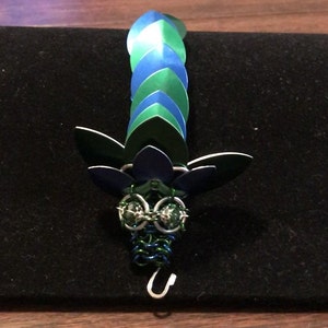 Dragon Scalemail and Chainmail Bracelet - Etsy