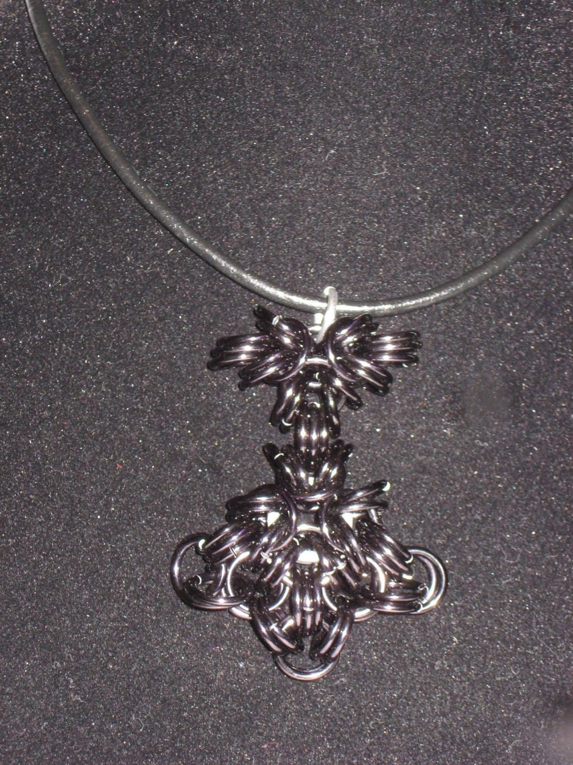 Chainmail Thor's Hammer Mjölnir Large Byzantine | Etsy