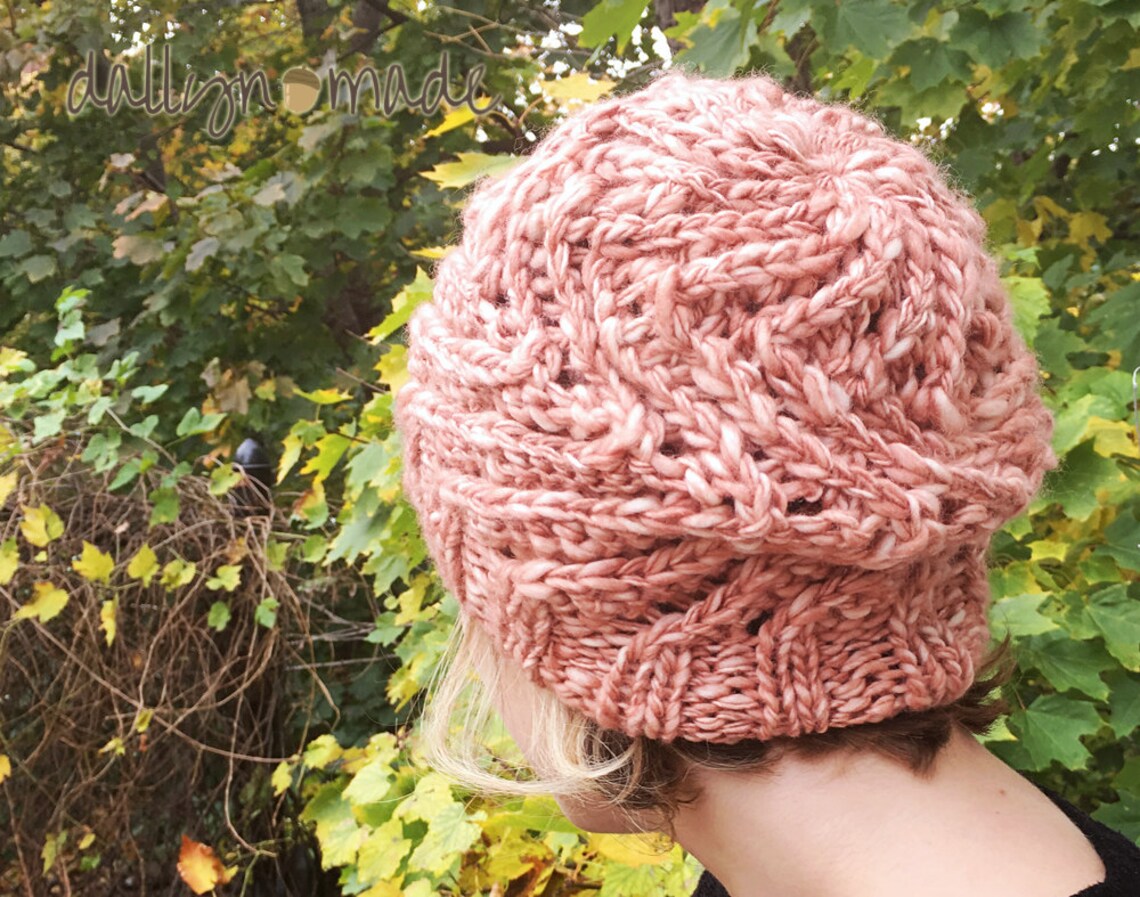 Boho Beanie, Women's Hat, Winter Accessory, Gift for Her, Orange Beanie ...