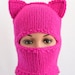 Cat Ear Balaclava Sheisty Cat Ski Mask Pink Cat Balaclava Sheisty Cat ...