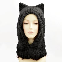 Cat Beanie - Etsy