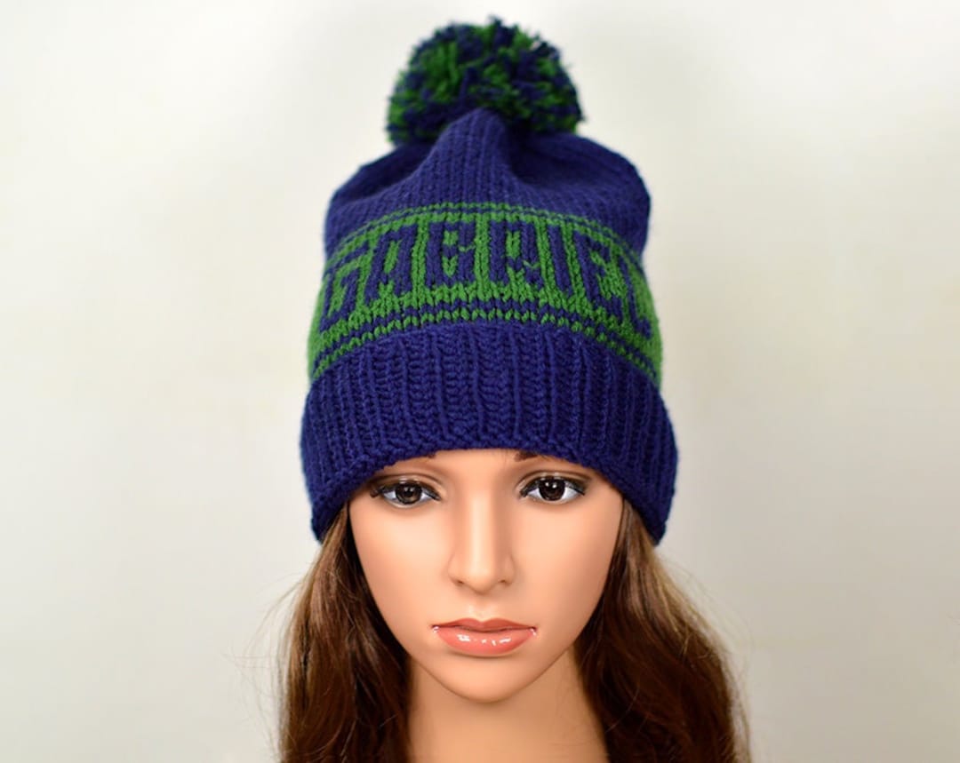 Custom Knit Hat Beanie Custom Winter Hat Gabriel Personalized Beanie ...