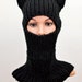 Cat Ear Balaclava Winter Animal Hood Cat Ear Beanie Hat Scarf Cat ...