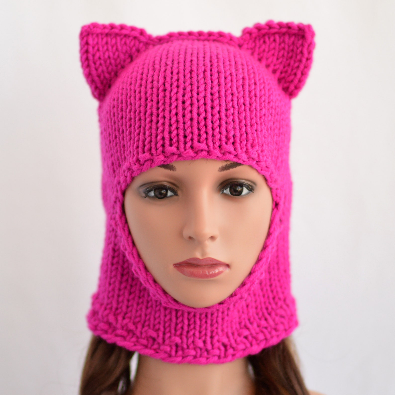 Cat Ear Balaclava Sheisty Cat Ski Mask Pink Cat Balaclava Sheisty Cat ...