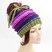 Ponytail Hat Scarf, Ponytail Beanie Womens Hat Transformer Hat With ...