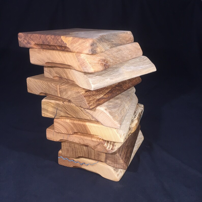 Oak Serving Platter. the Mini Chunk Wood Chopping - Etsy
