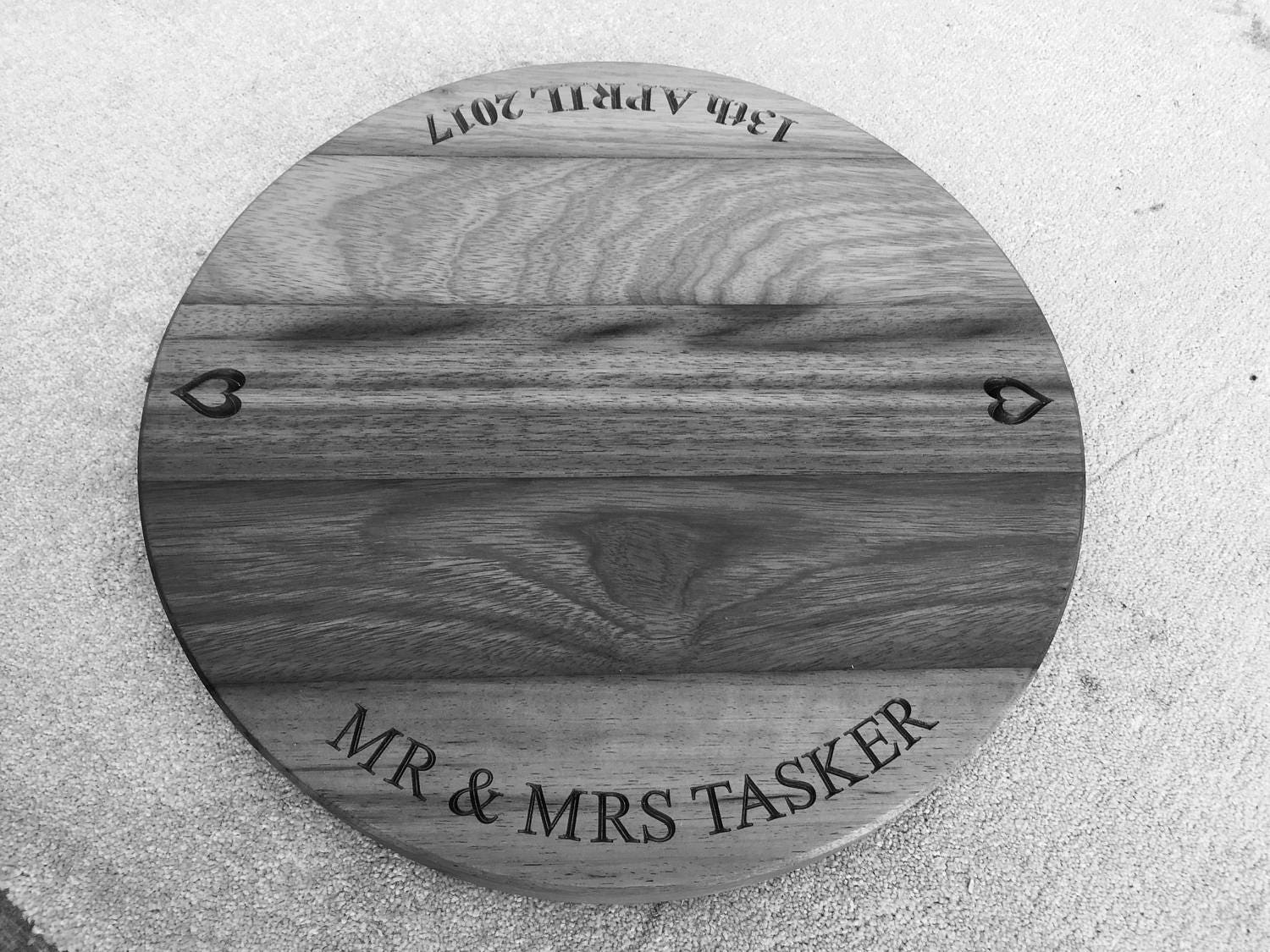 Solid Wood Wedding Cake Board large - Etsy