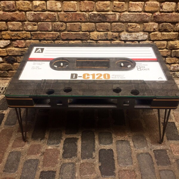 Cassette Tape Table - Etsy