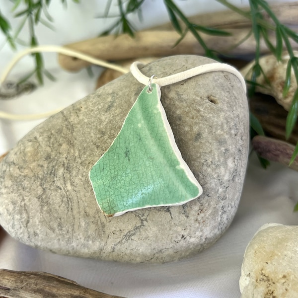 Beach Glass Necklace Etsy