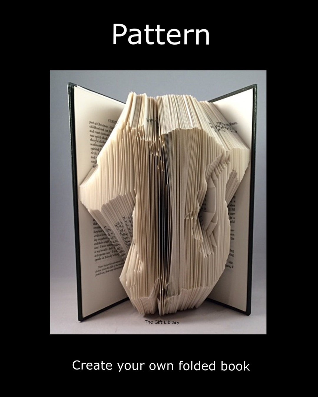 Dragon Folded Book Art Pattern (digital Download) - Etsy