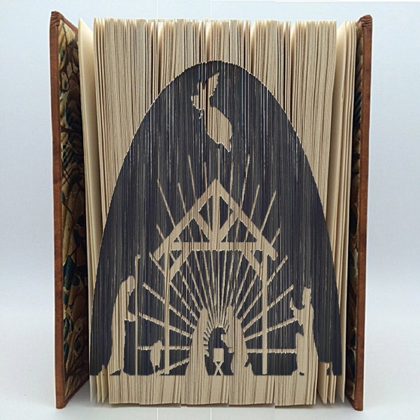 Book Folding Nativity - Etsy