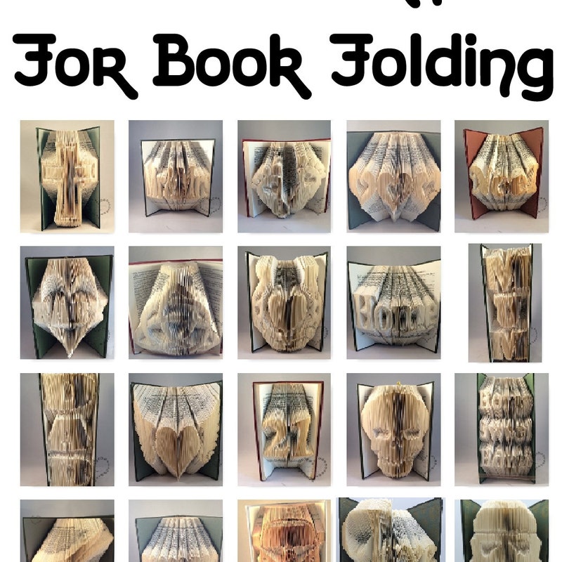 Free Book Folding Patterns - Etsy