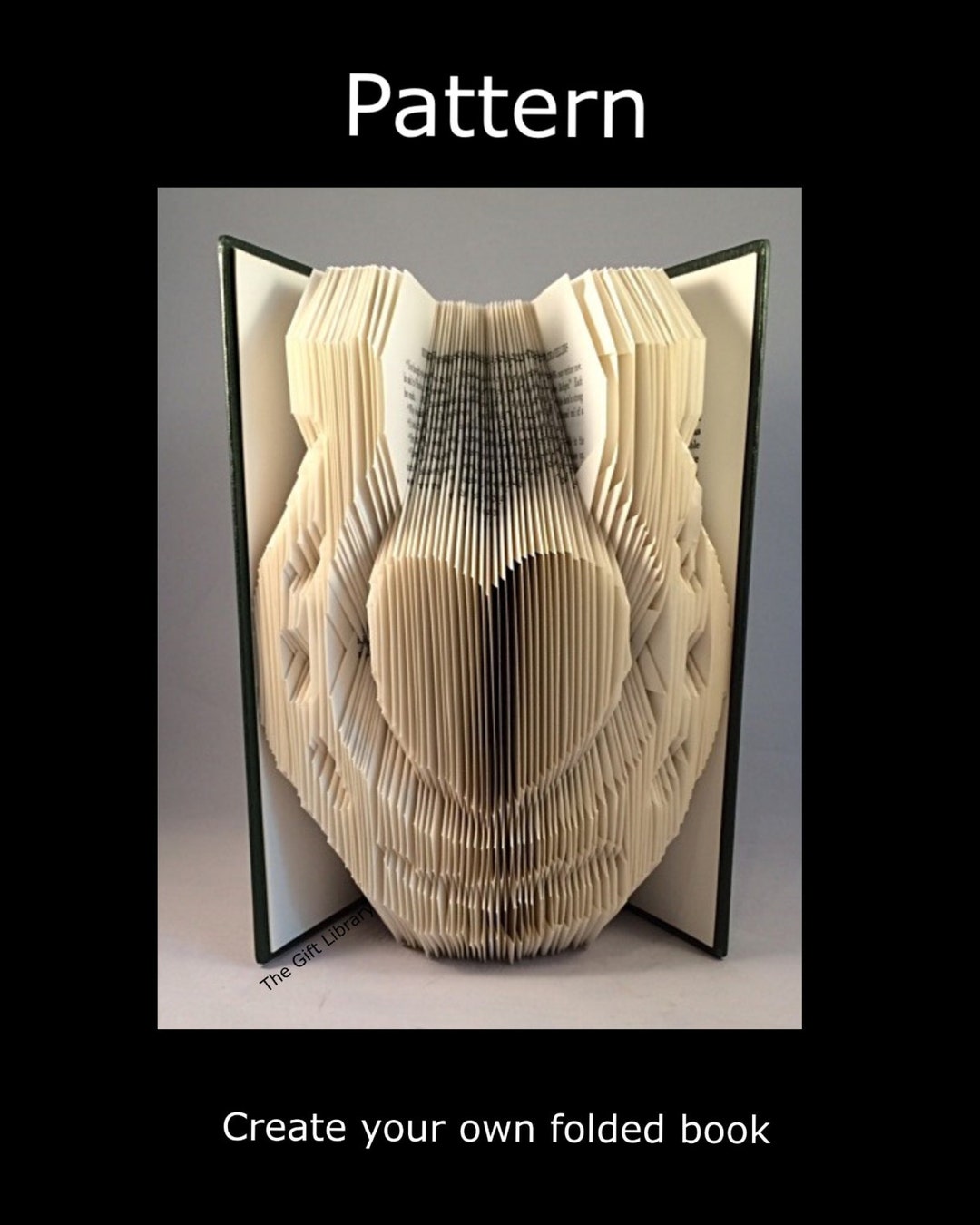 Horseshoe Book Folding Art Pattern (digital Download) - Etsy