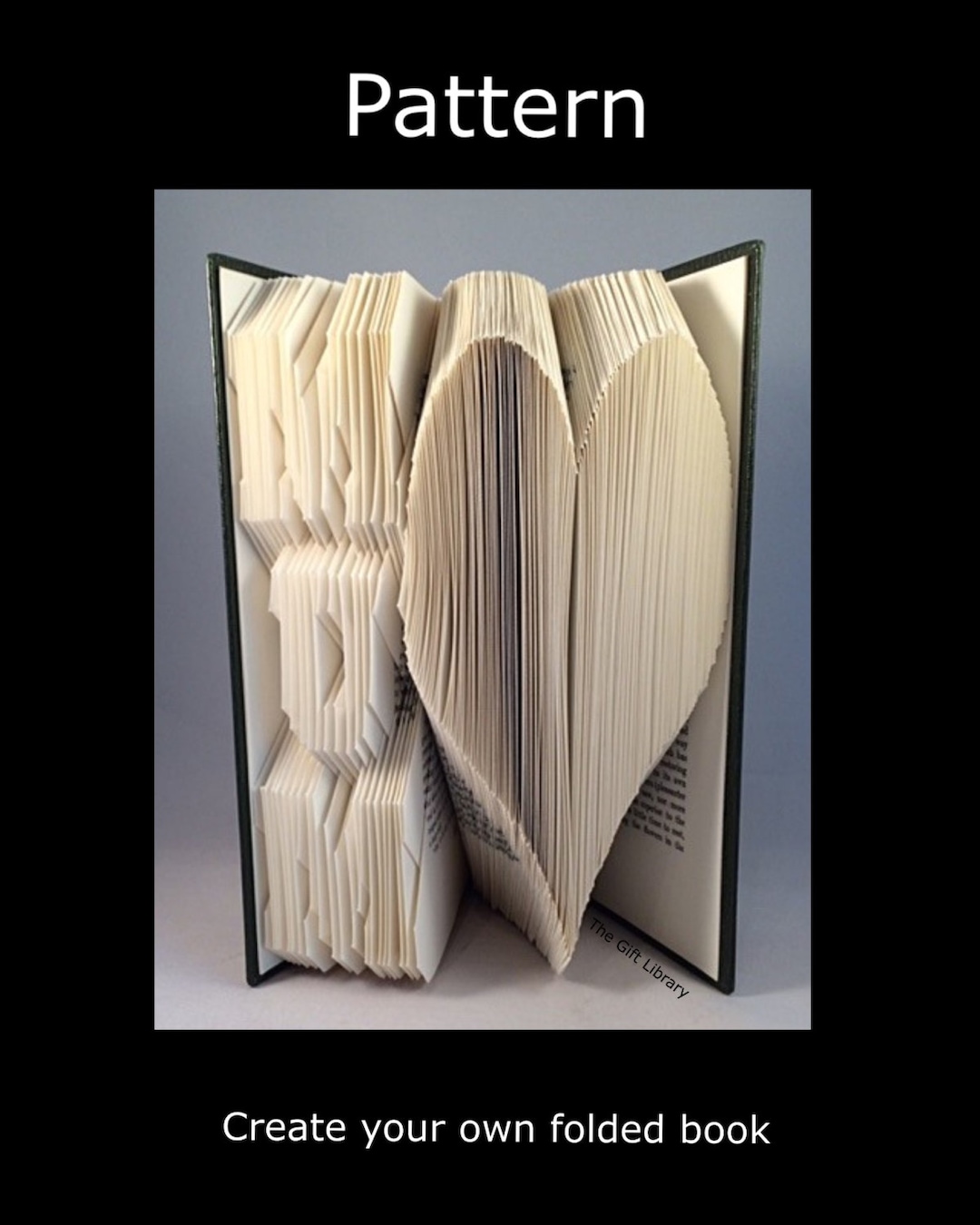 Mum Heart Book Folding Pattern - Etsy UK