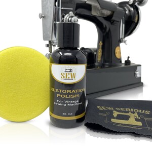 Vintage Sewing Machine Restoration Kit: Polish, Oil & Grease - Etsy