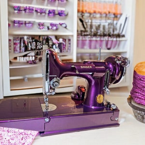 Singer Featherweight 221 Sewing Machine Custom Painted Color of Choice ...