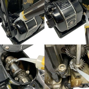 Vintage Sewing Machine Lubricating Motor Gear Grease 221 201 99 15 301 ...