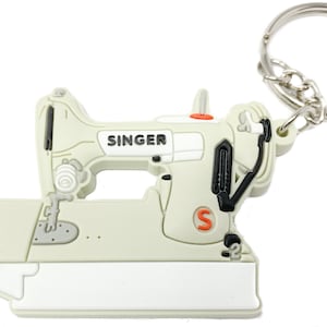 Singer Featherweight 221 Sewing Machine Keychain Charm - Etsy