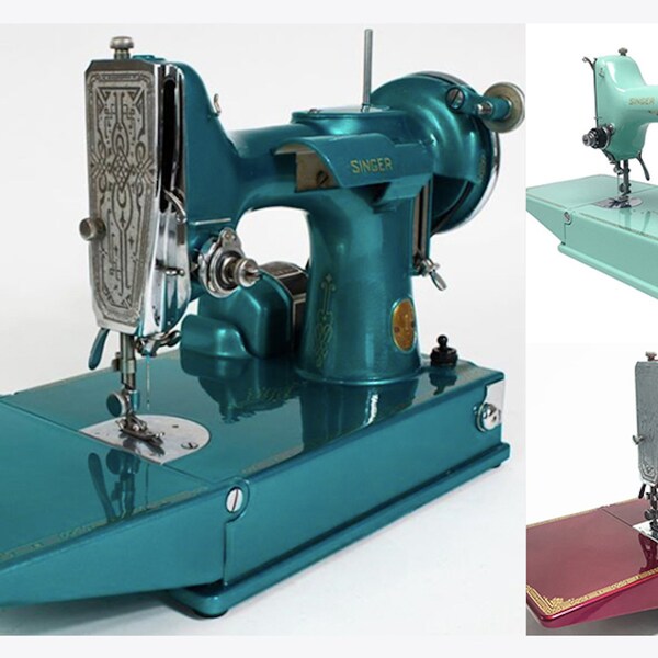Painted Featherweight Sewing Machine - Etsy