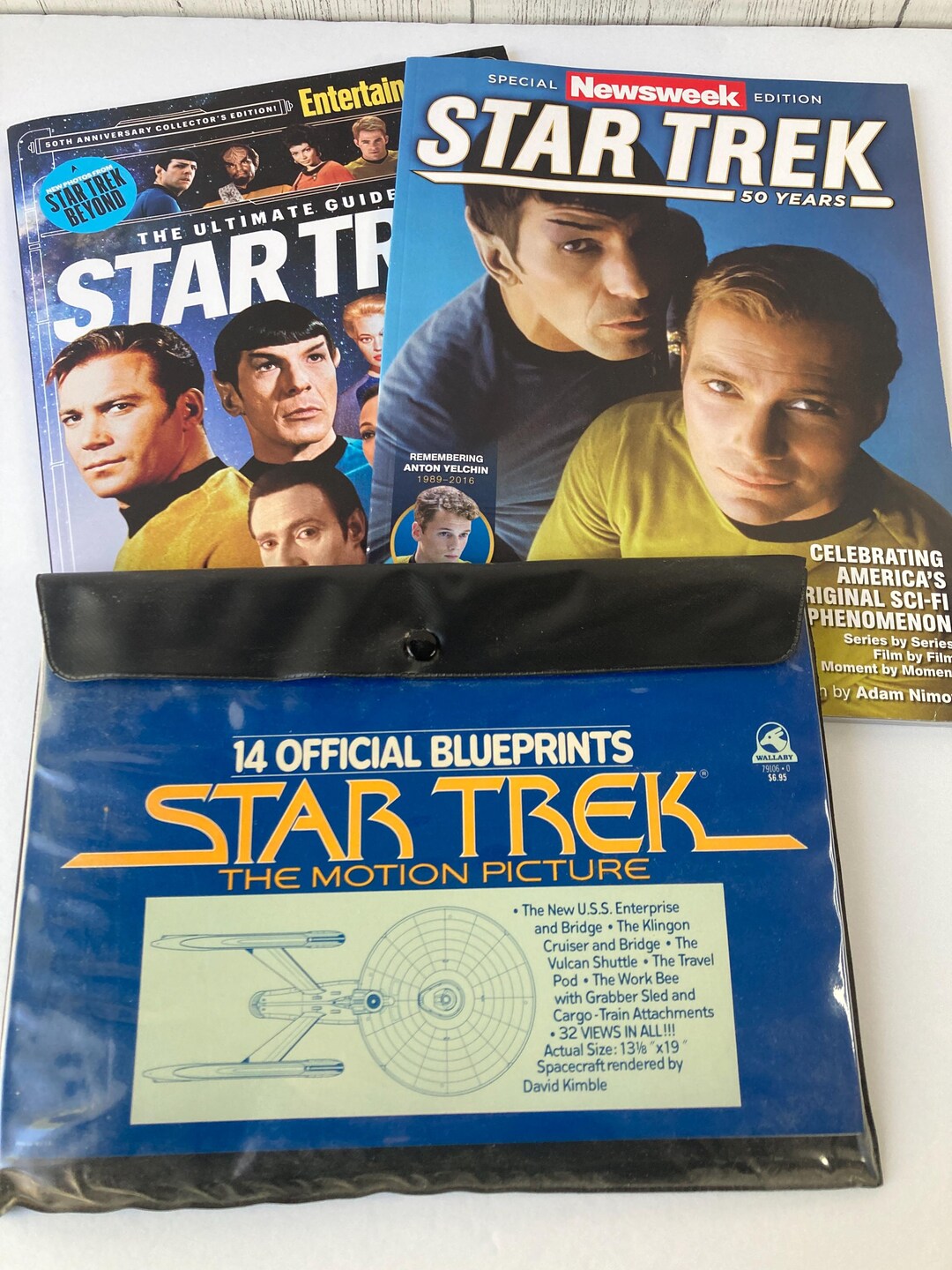 14 Official Blueprints From Star Trek: and Two Special Edition Magazine ...