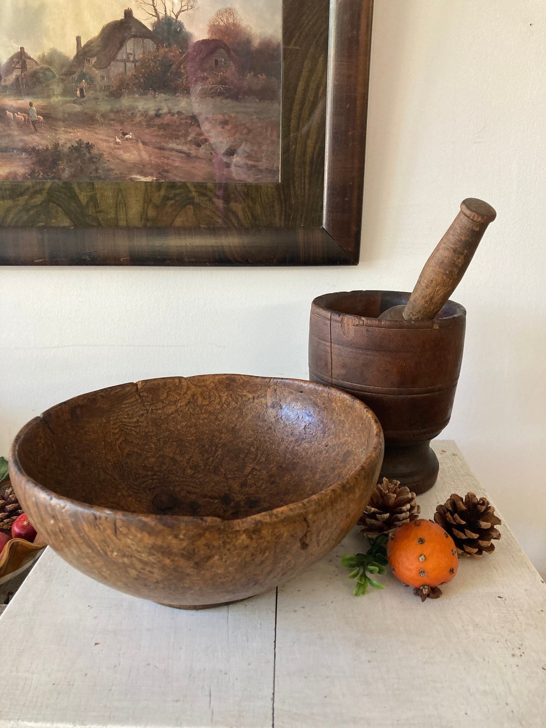 Black Ash Burl Wooden Bowl - Etsy