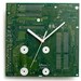 Unique Green Wall Clock, Computer Geek Gift Made Out of Recycled ...