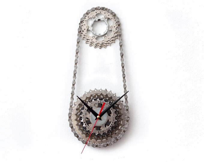 Bicycle Wall Clock Industrial Clock Bike Clock Unique Wall - Etsy