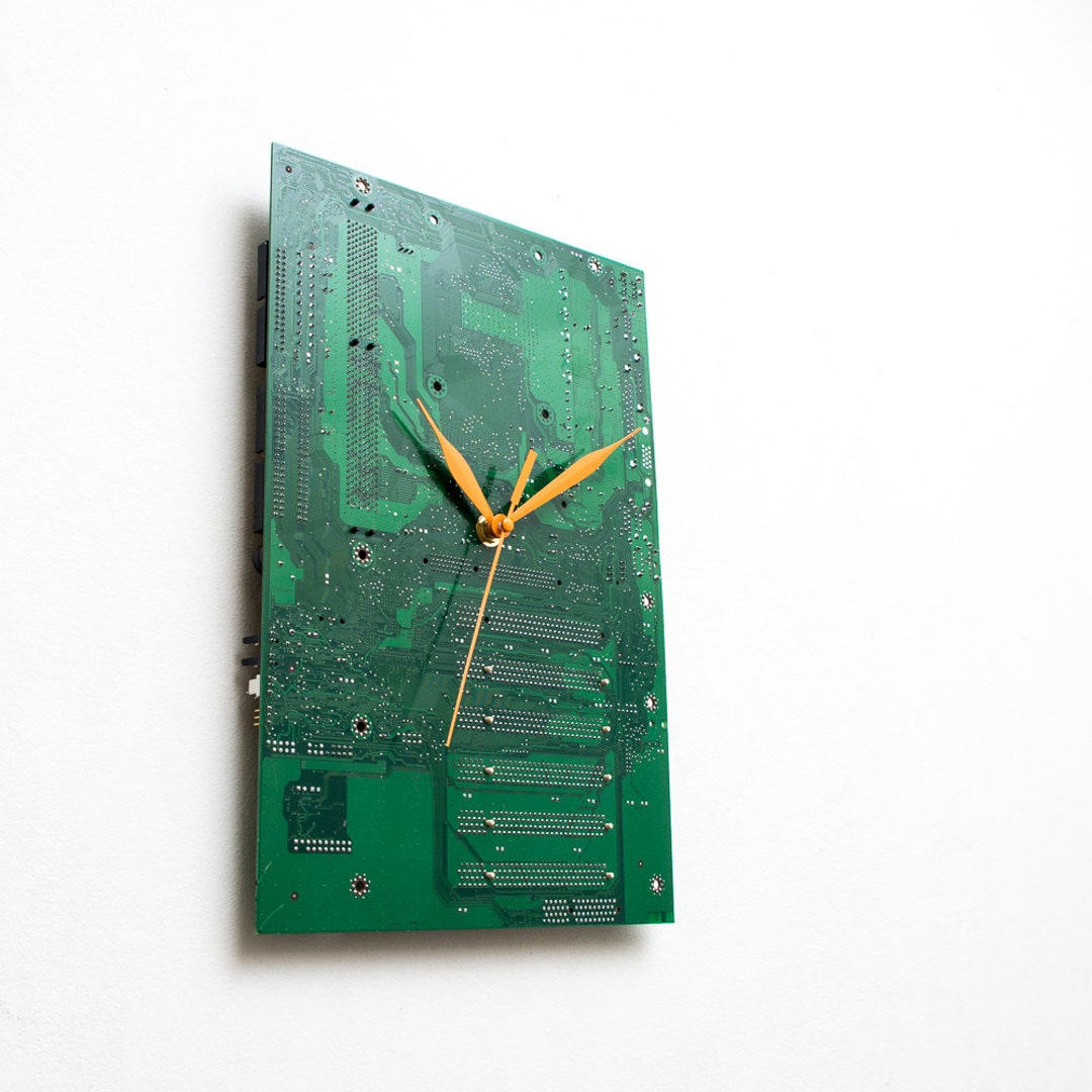 Computer Wall Clock, Large Wall Clock, Motherboard Clock, Small Wall ...