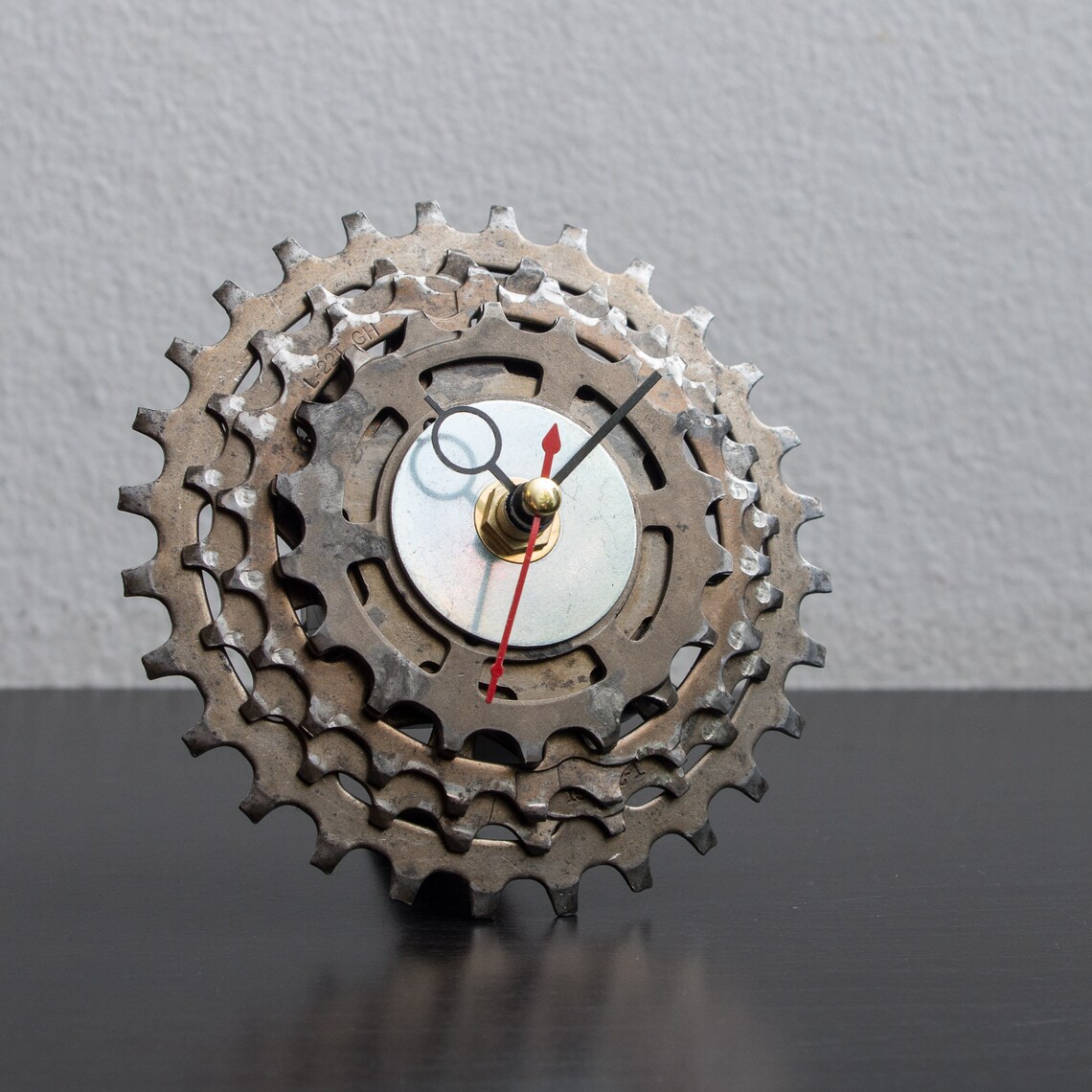 Bike Gear Desk Clock Cyclist Gift Idea Bicycle Sprockets | Etsy