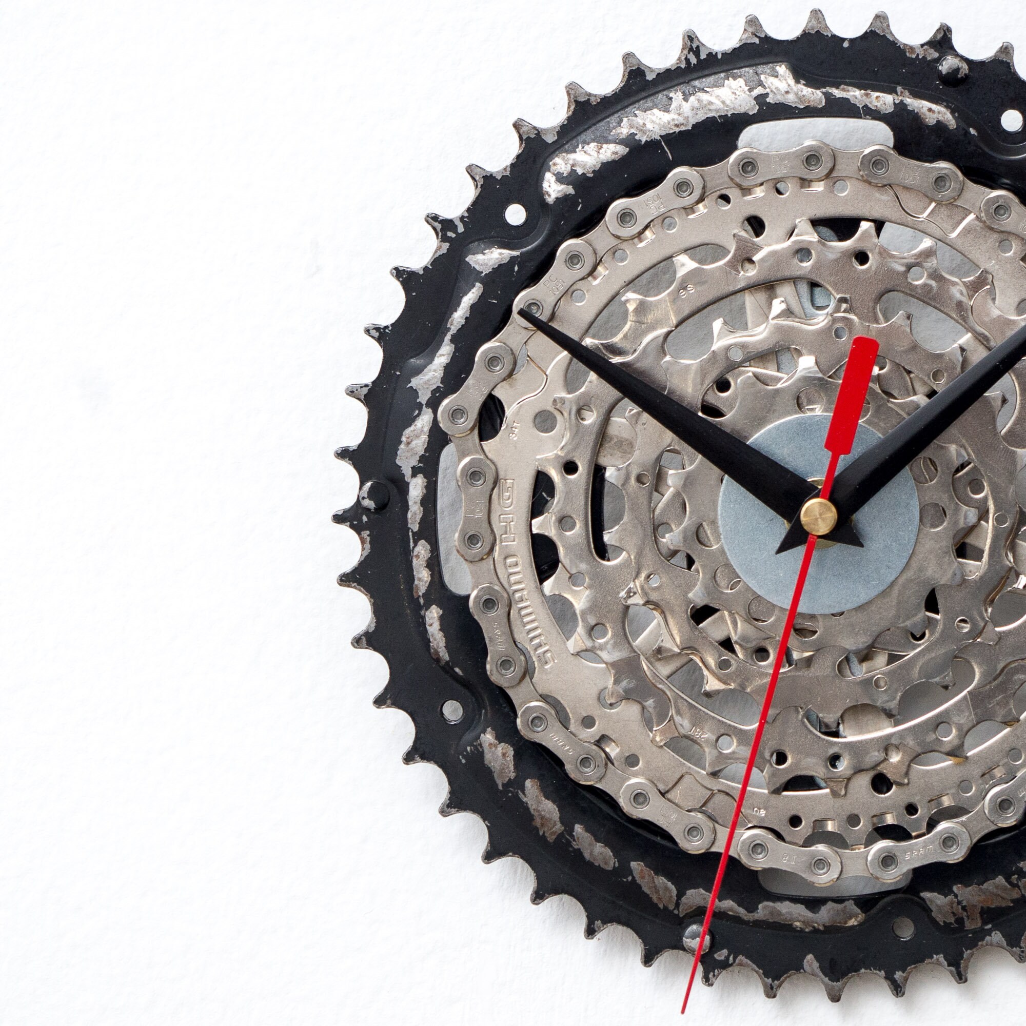 Metal Wall Clock Cyclist Wall Clock Bicycle Wall Clock | Etsy