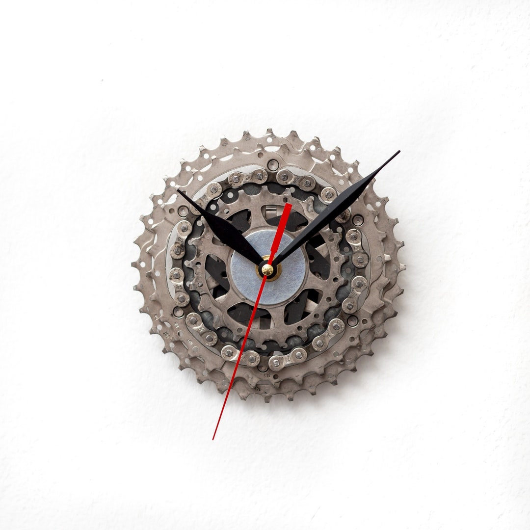 Personalized Recycled Bicycle Clock With Silent Mechanism - Etsy