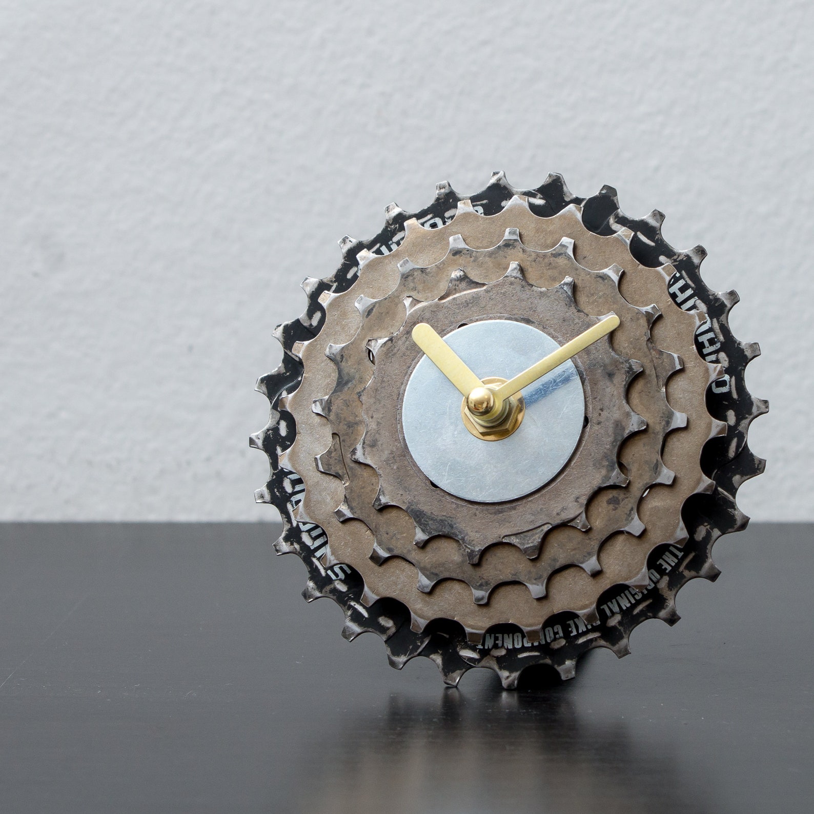 Bike Gear Desk Clock Bicycle Clock Gift Cyclist Boyfriend or | Etsy