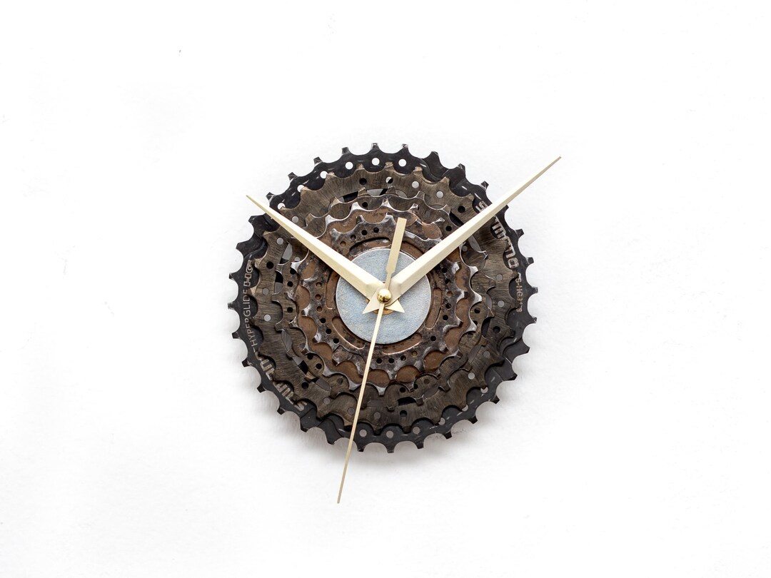 Bicycle Clock Steampunk Bike Gear Clock Bicycle Gear Wall - Etsy
