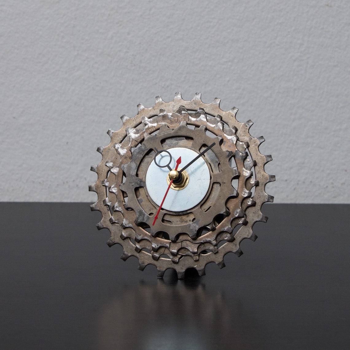 Bike Gear Desk Clock Cyclist Gift Idea Bicycle Sprockets | Etsy