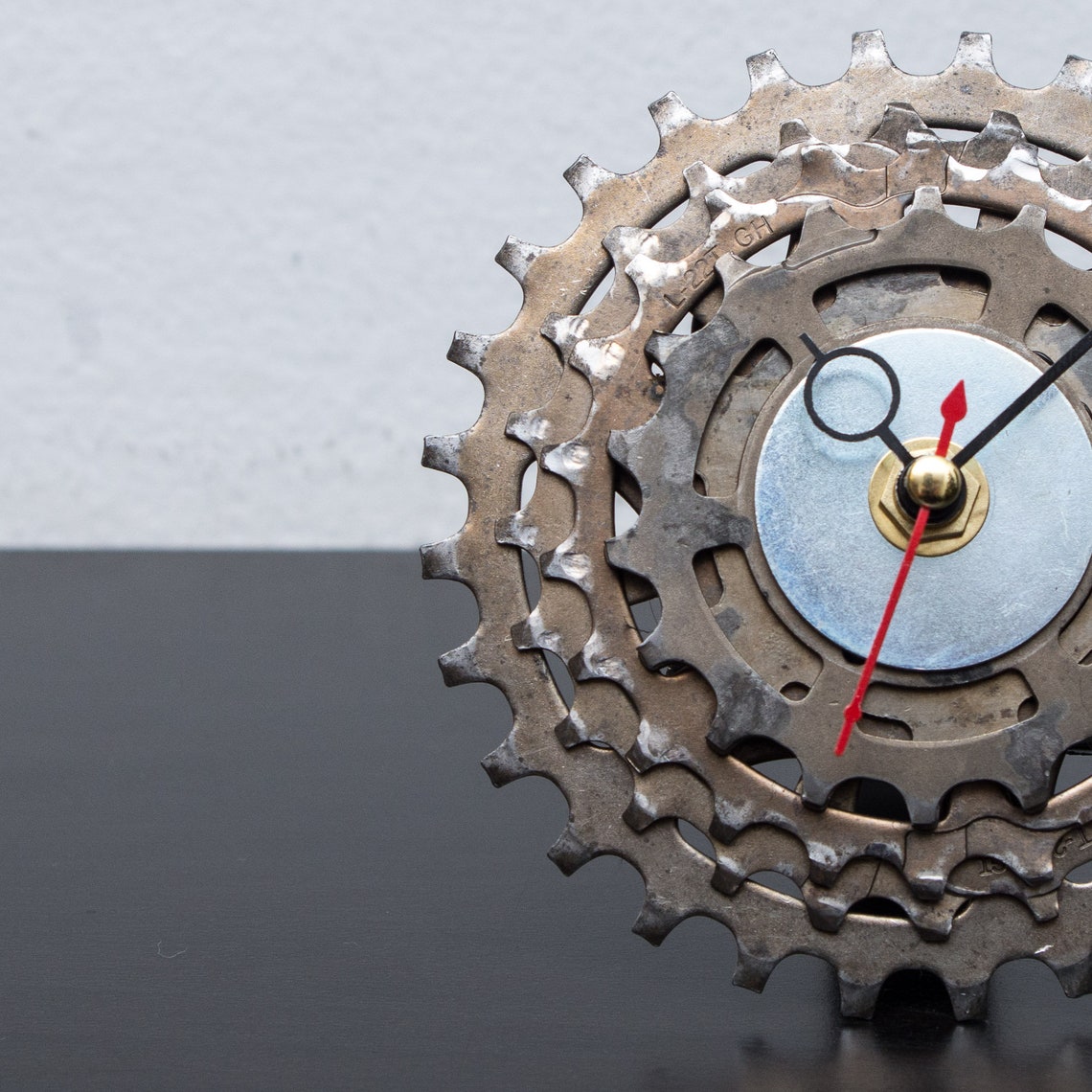 Bike Gear Desk Clock Cyclist Gift Idea Bicycle Sprockets | Etsy