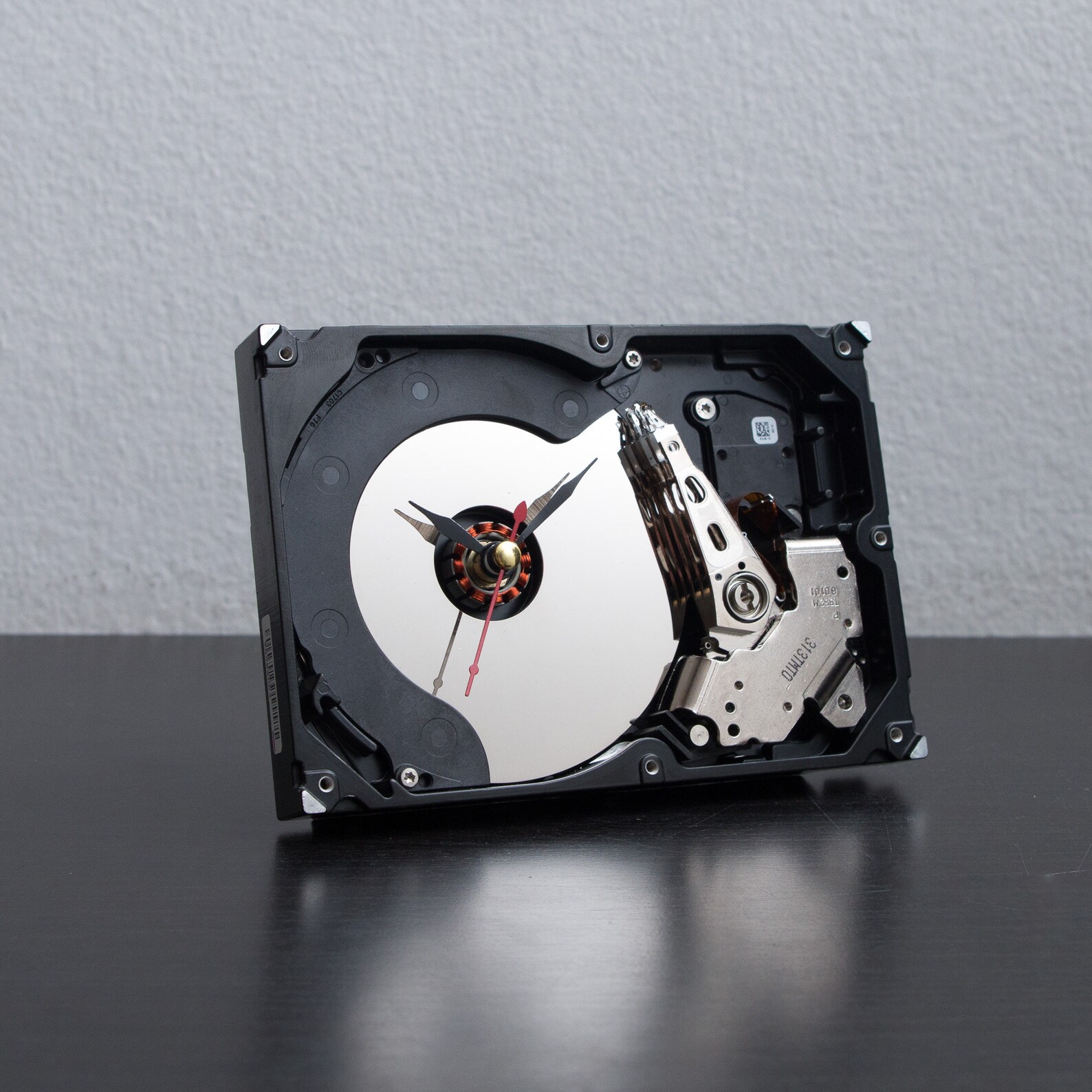 Hard Drive Clock Unique Desk Clock Industrial Clock | Etsy