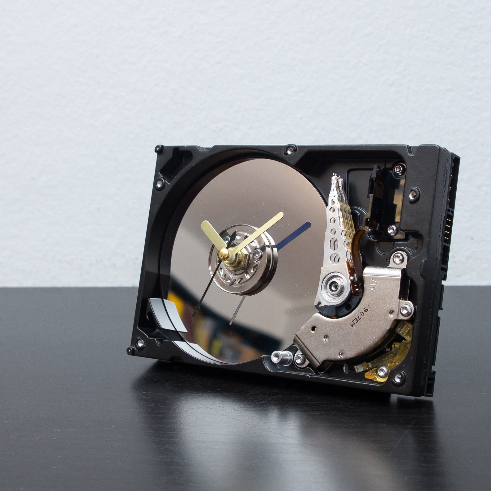 Hard Drive Clock Unique Desk Clock Industrial Clock | Etsy