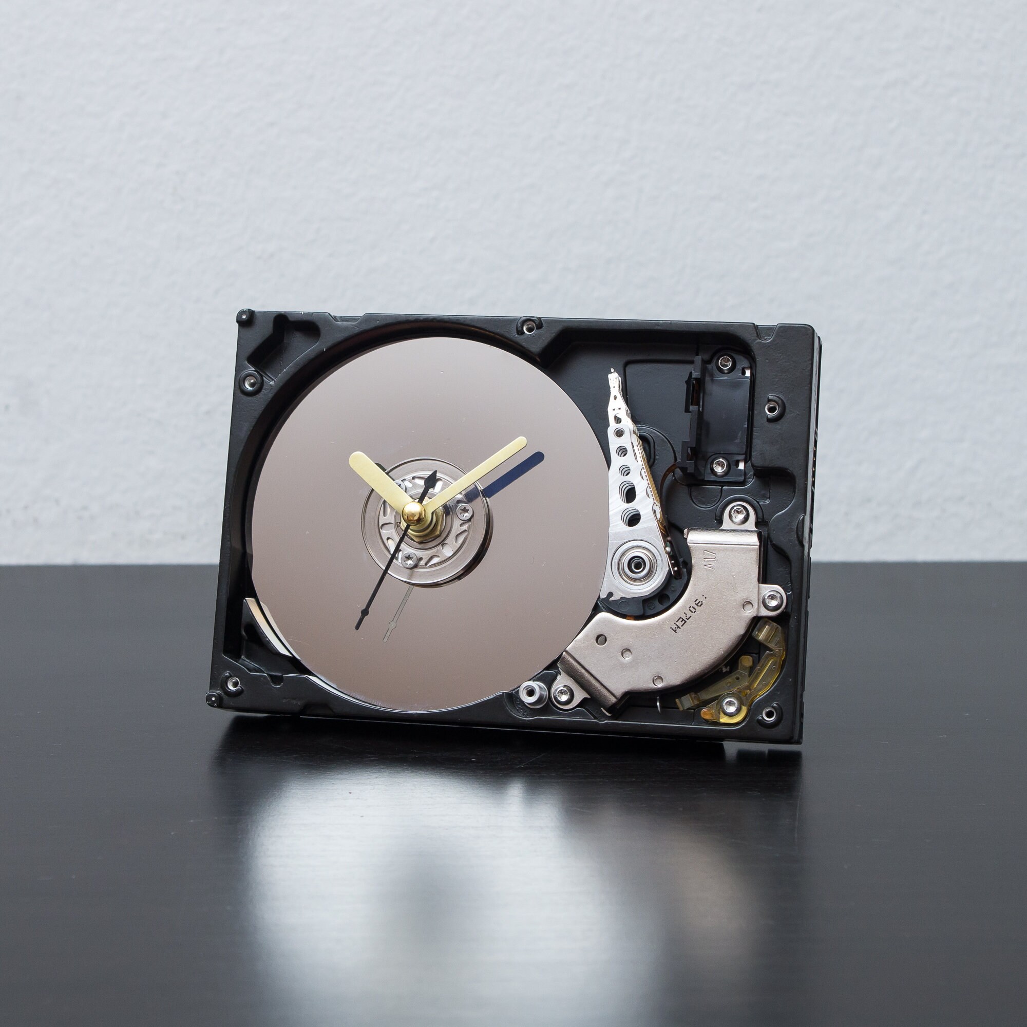 Hard Drive Clock Unique Desk Clock Industrial Clock | Etsy