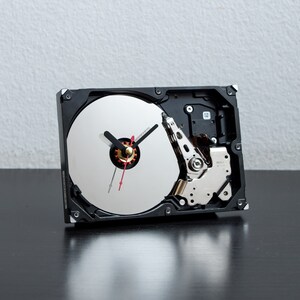 Hard Drive Clock - Unique Desk Clock - Industrial Clock - Modern Clock ...