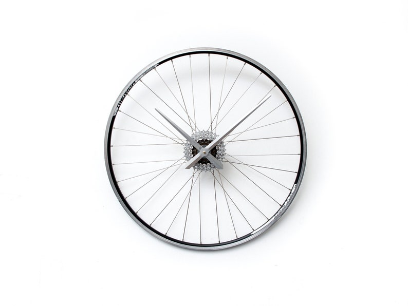 Large Wall Clock Oversized Wall Clock Bicycle Wheel Clock - Etsy