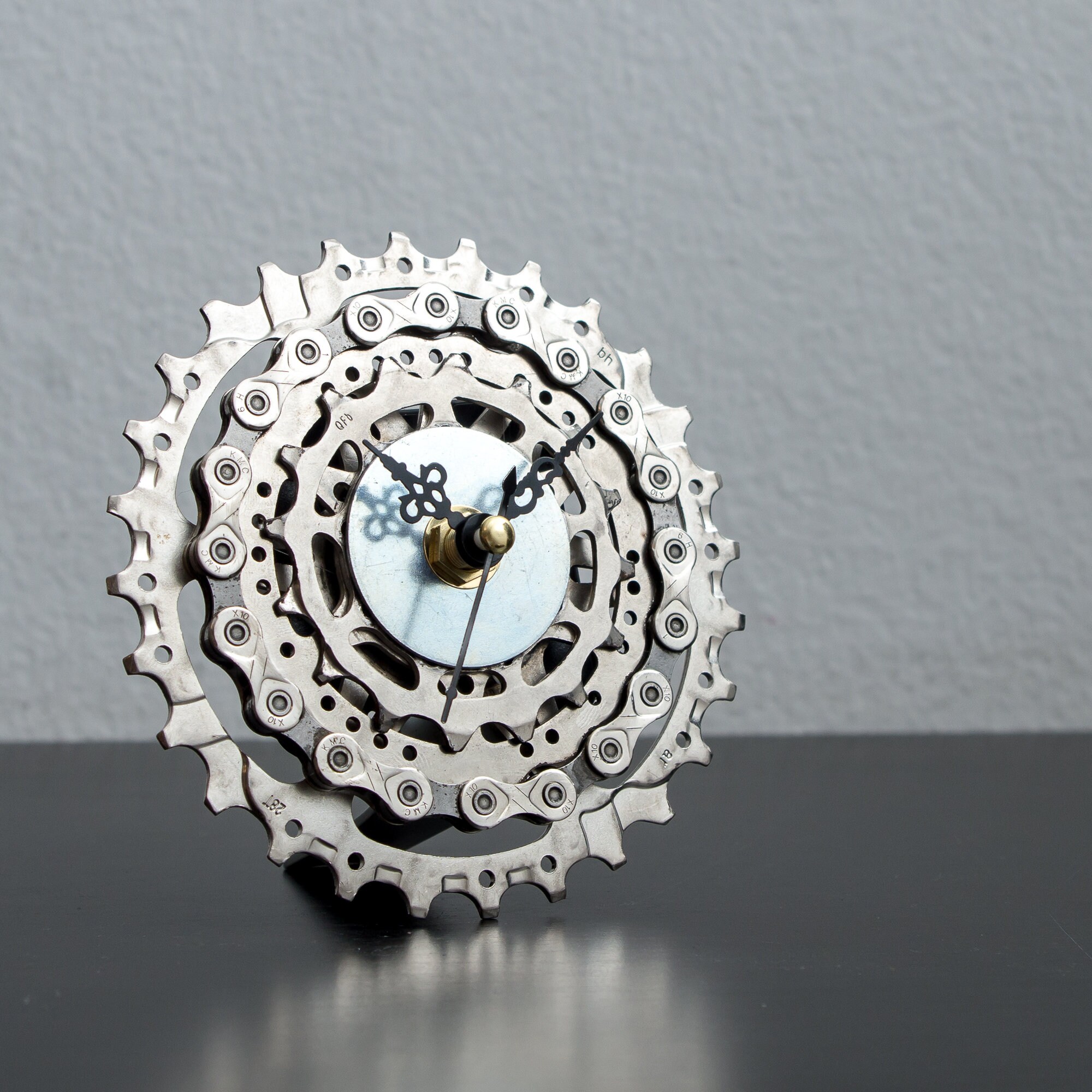 Metal Clock Metal Wall Clock Industrial Clock Unique Bike | Etsy