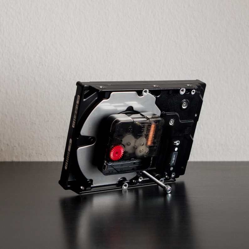 Hard Drive Clock Unique Desk Clock Industrial Clock | Etsy