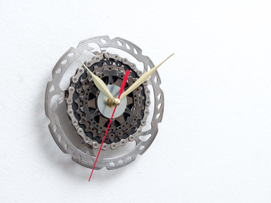 Large Bicycle Clock - Modern Wall Clock - Bicycle Wall Clock - Bike ...