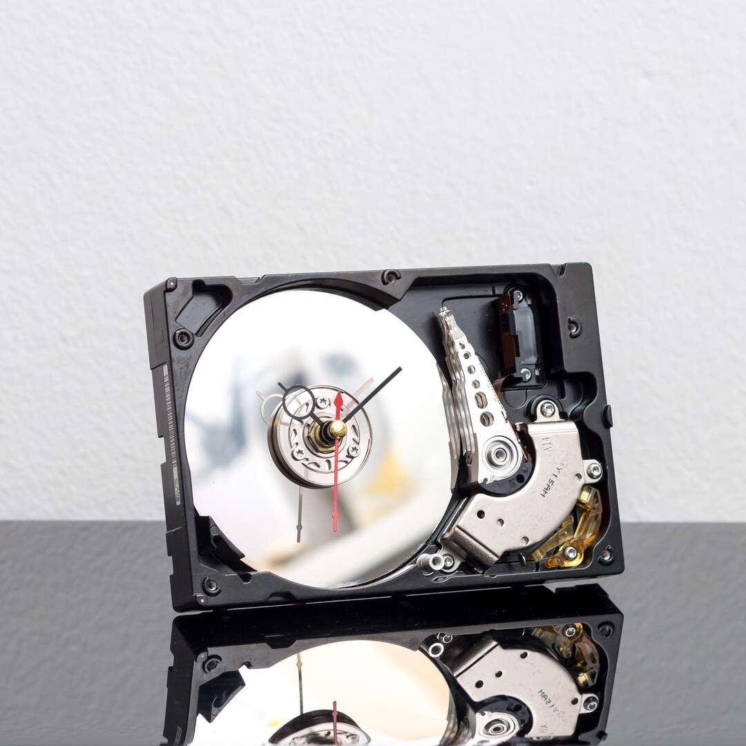 Hard Drive Clock, Unique Clock, Industrial Clock, Birthday Gift ...