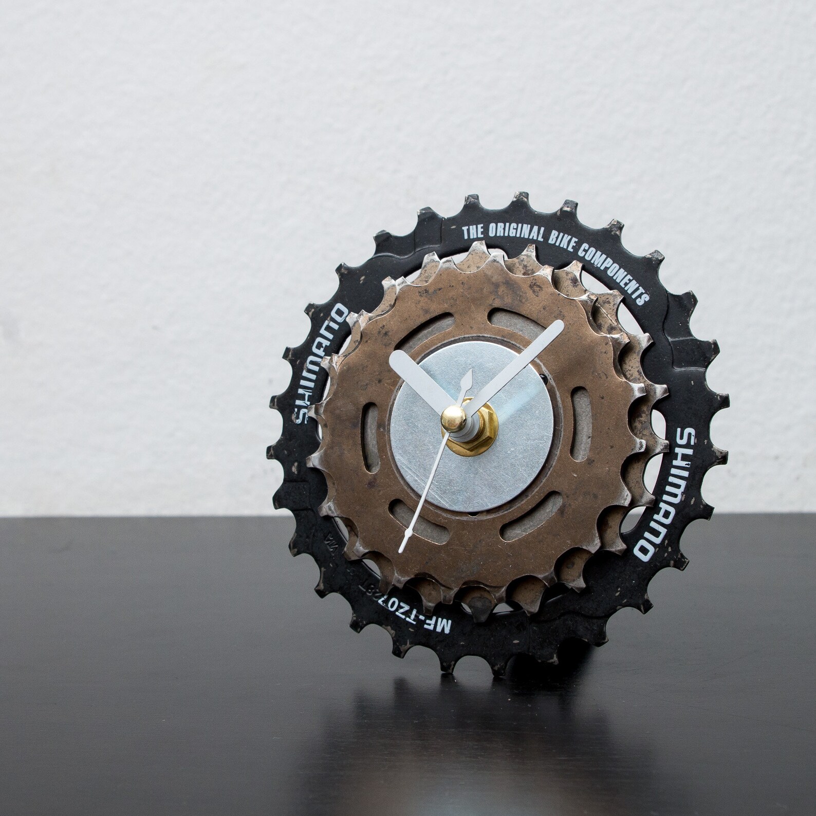 Cool Desk Clock Made Out of Bike Gears Gift Idea for Cyclist - Etsy