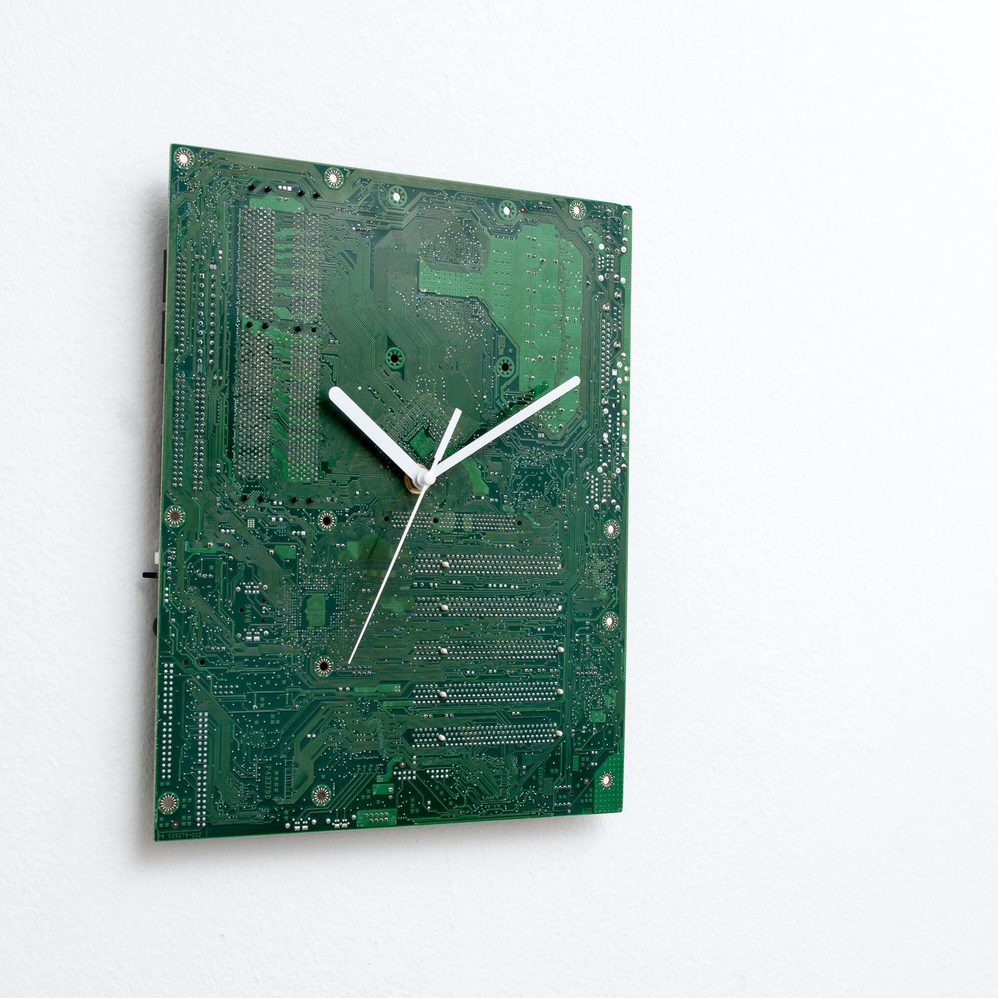 Large Green Wall Clock Motherboard Wall Clock Industrial - Etsy