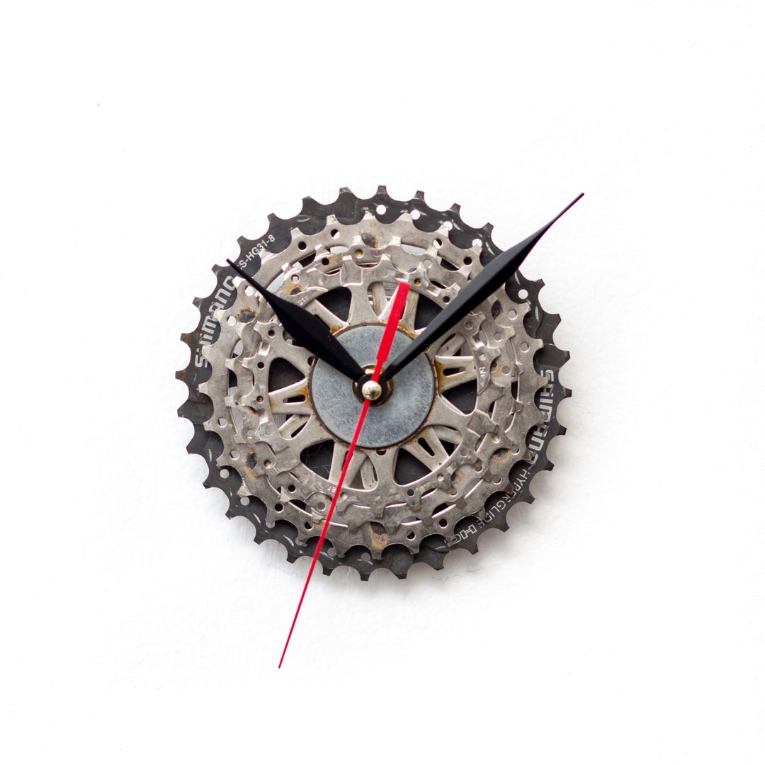 Bicycle Wall Clock Bicycle Sprocket Clock Bike Clock Unique Wall Clock ...